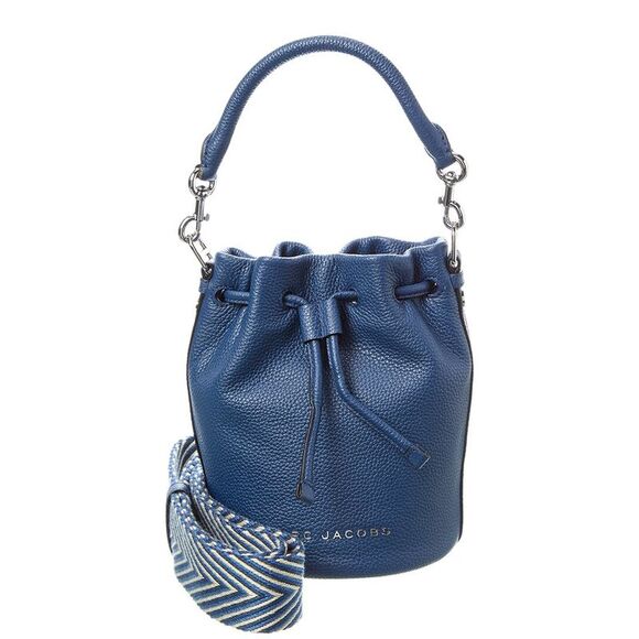 Marc Jacobs | Bags | Marc Jacobs Leather Bucket Bag Blue | Poshmark